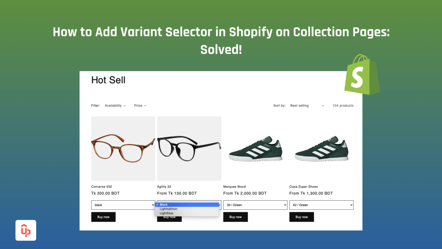 How To Add Variant Selector On Shopify Collection Pages 2024 Solved