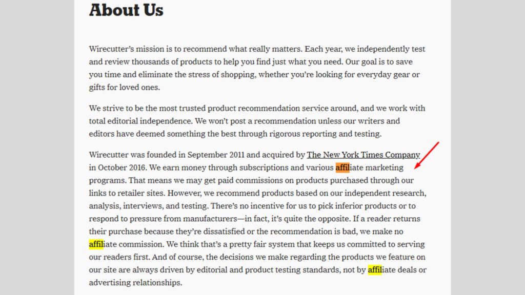 15 Best Affiliate Disclosure Examples & Best Practices - UpPromote