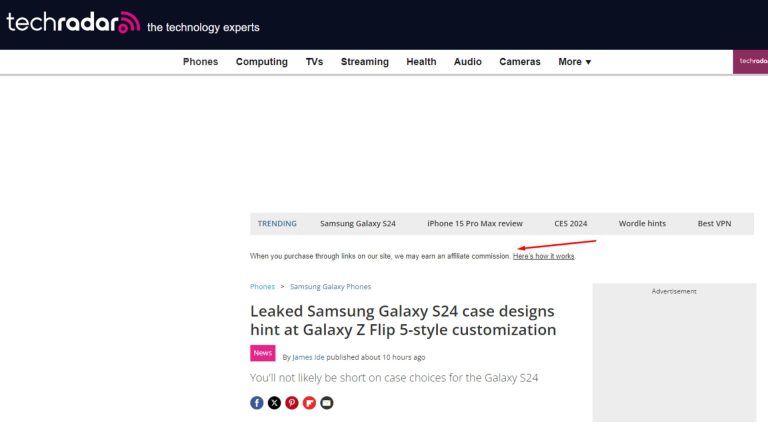 15 Best Affiliate Disclosure Examples & Best Practices - UpPromote
