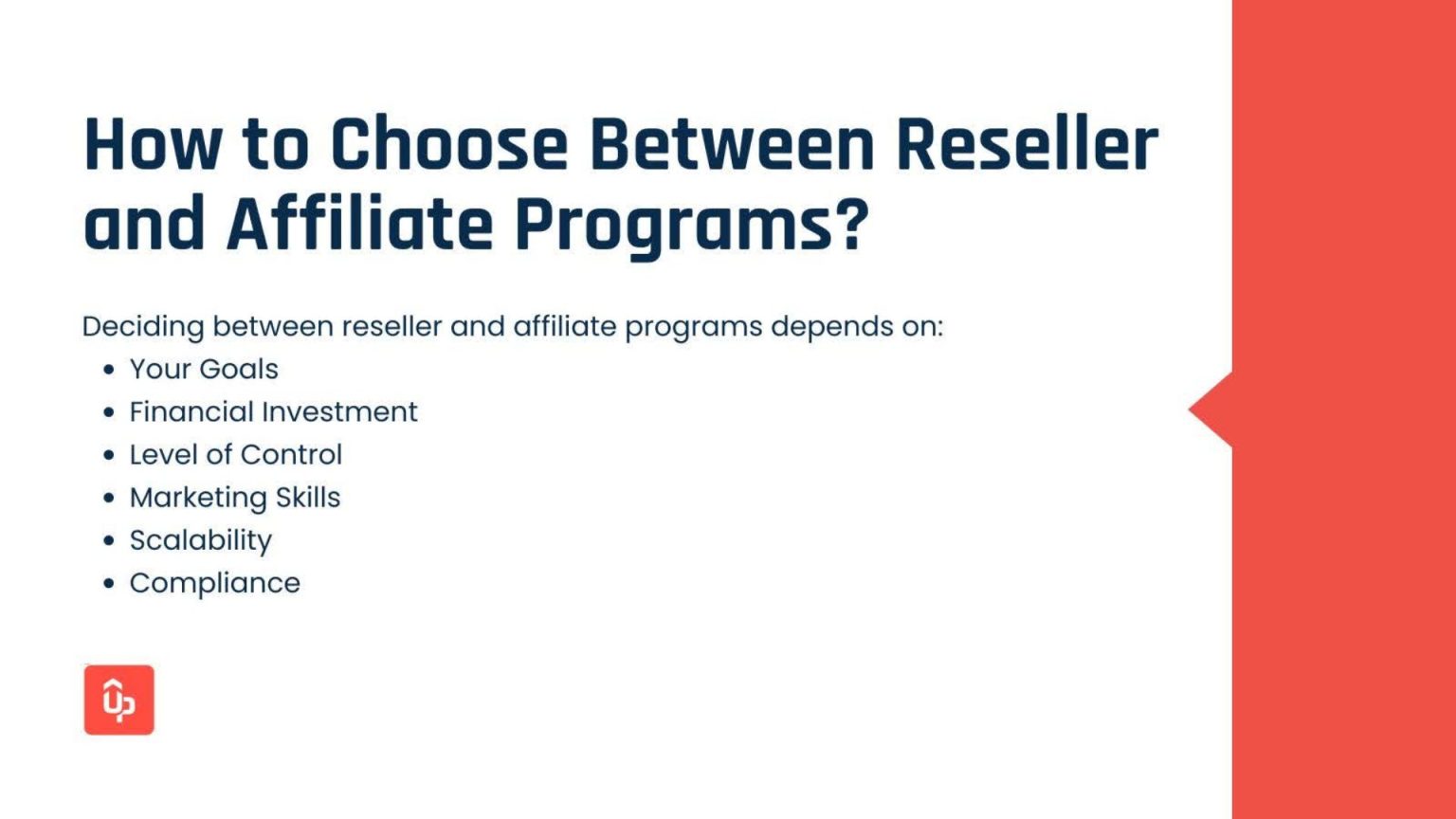 Reseller Vs. Affiliate Programs. What Are The Differences?
